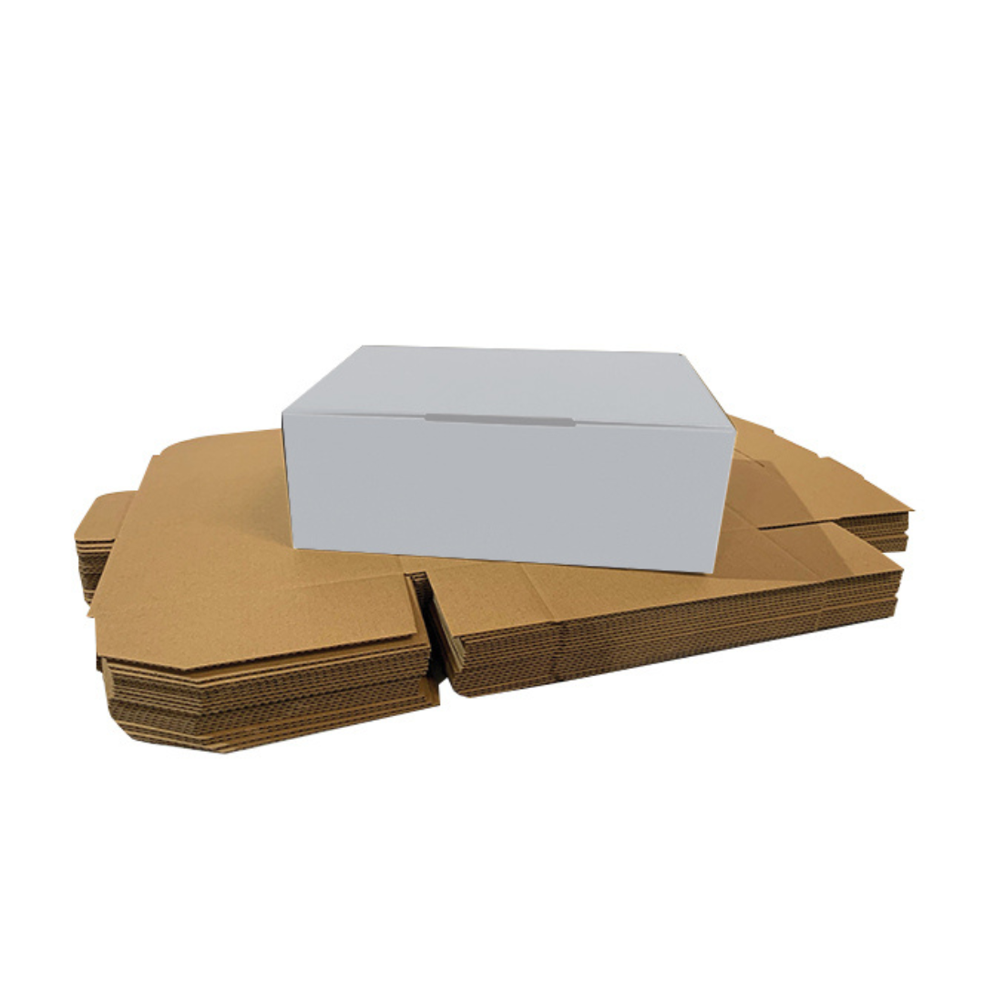160 x 140 x 95mm - White Diecut Cardboard Box – Packee Australia