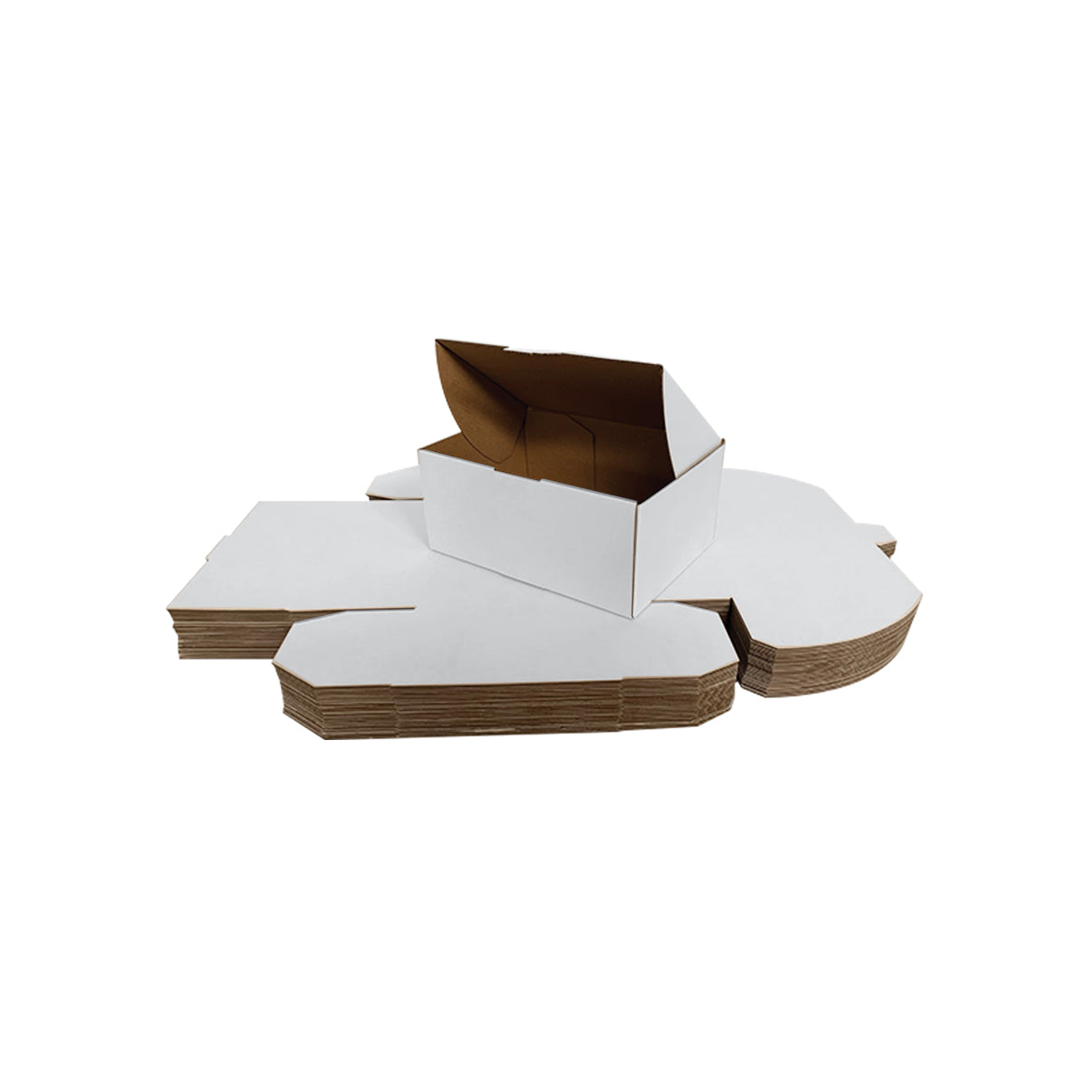 180 x 140 x 100mm Die Cut Mailing Shipping Packing Cardboard Boxes Whi ...