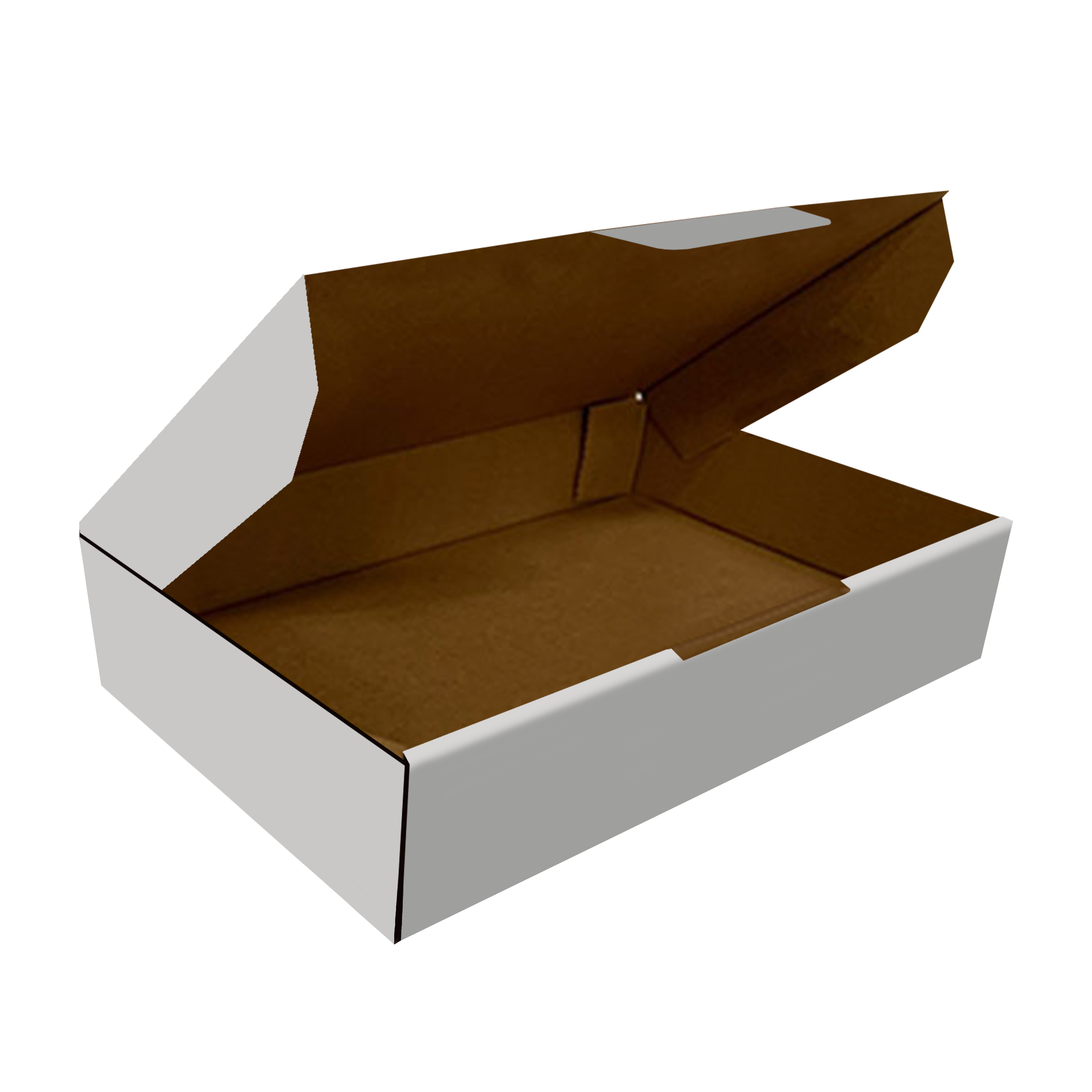 128 x 97 x 65mm Die Cut Mailing Shipping Packing Cardboard Boxes White ...