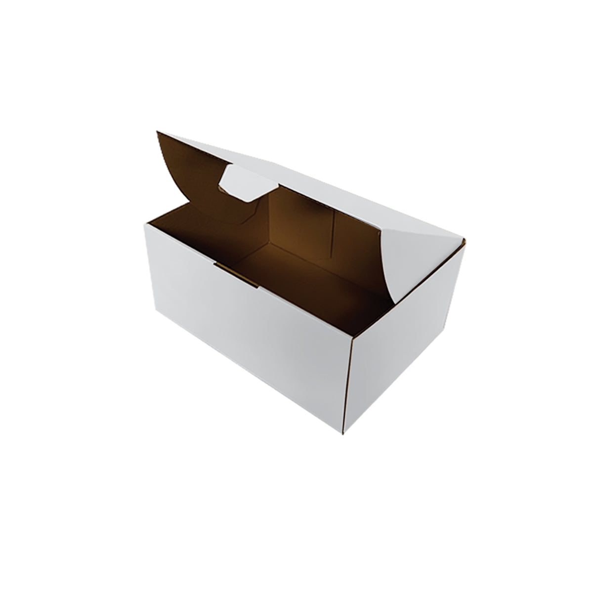 210 x 180 x 100mm Die Cut Mailing Shipping Packing Cardboard Boxes Whi ...