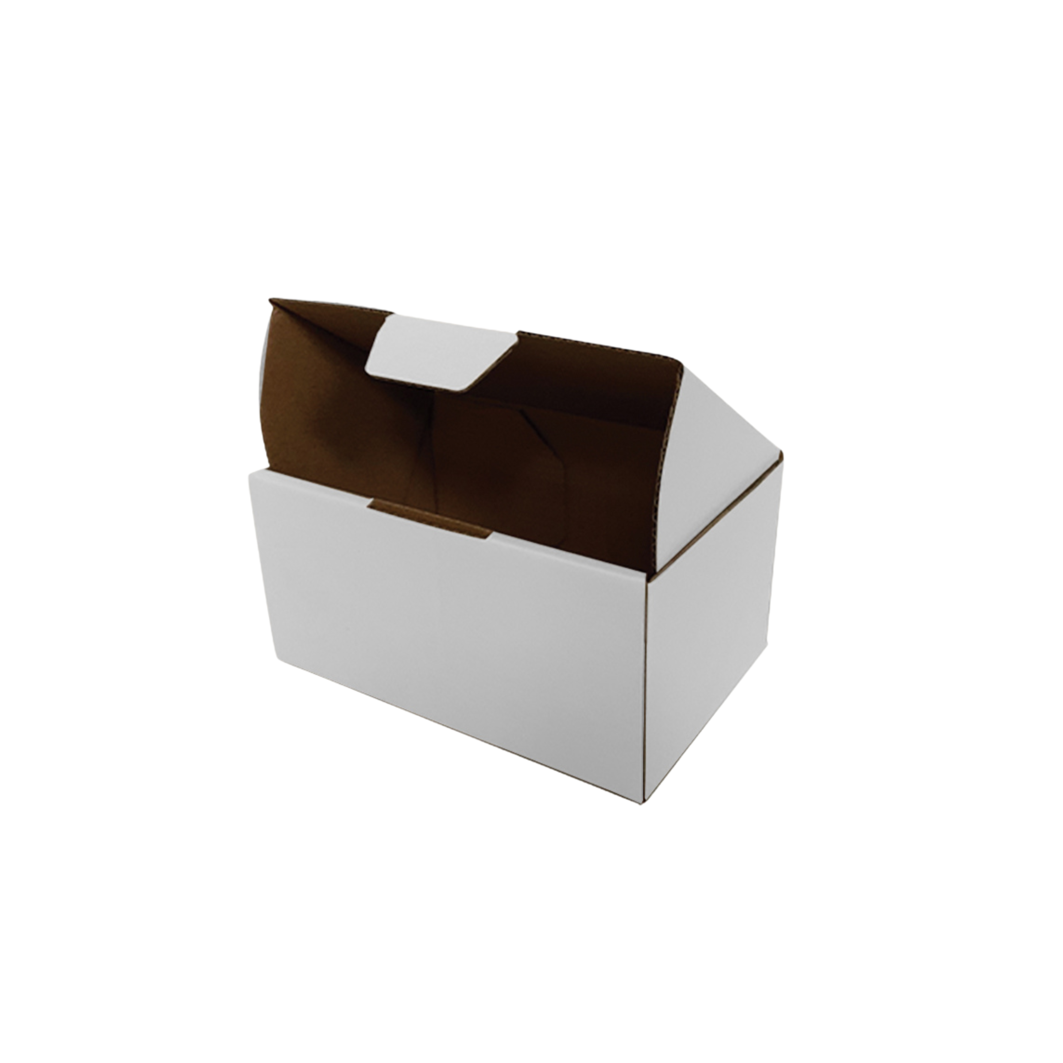 125 x 100 x 75mm Die Cut Mailing Shipping Packing Cardboard Boxes Whit ...