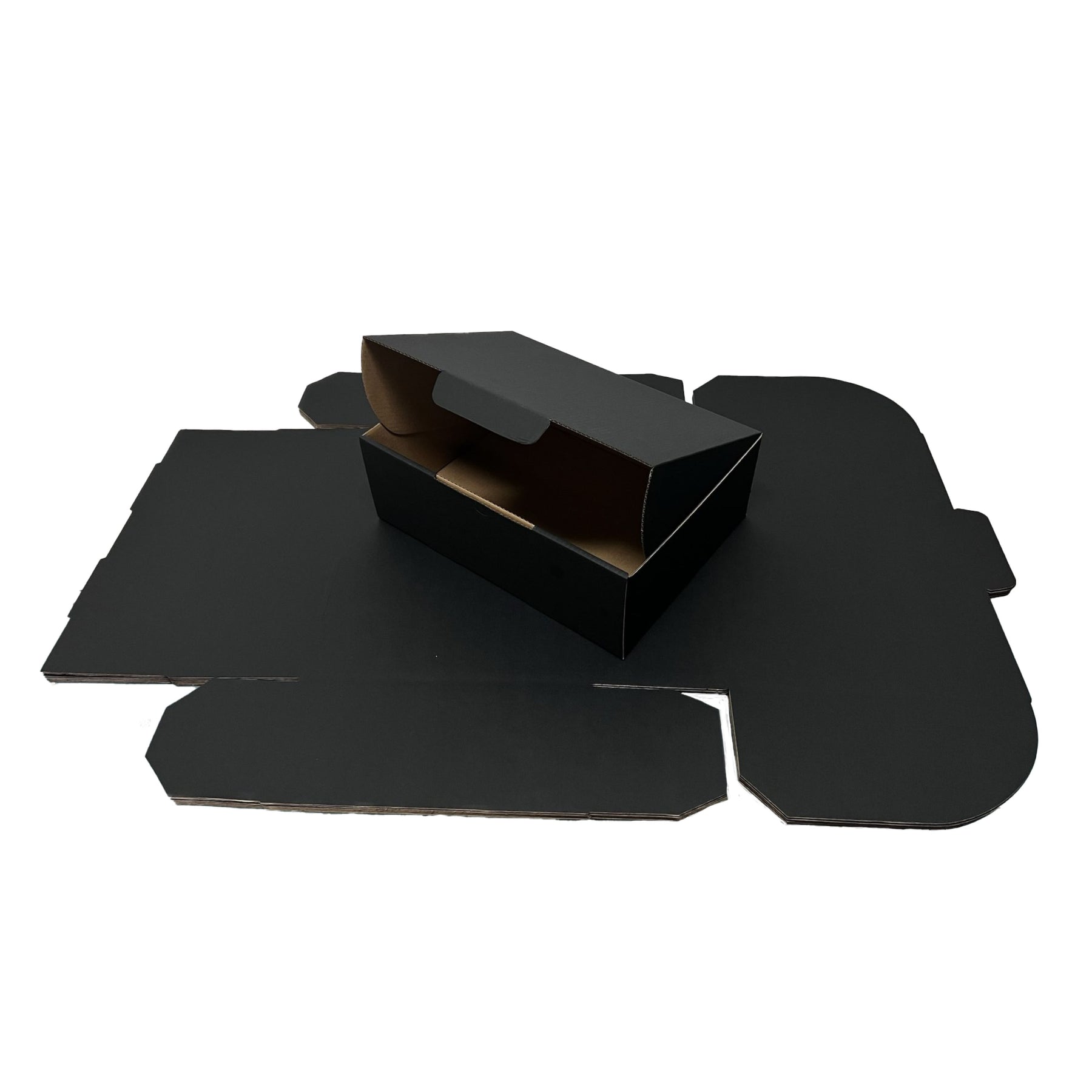 320x240x160mm Black Die Cut Mailing Boxes for Shipping – Packee Australia
