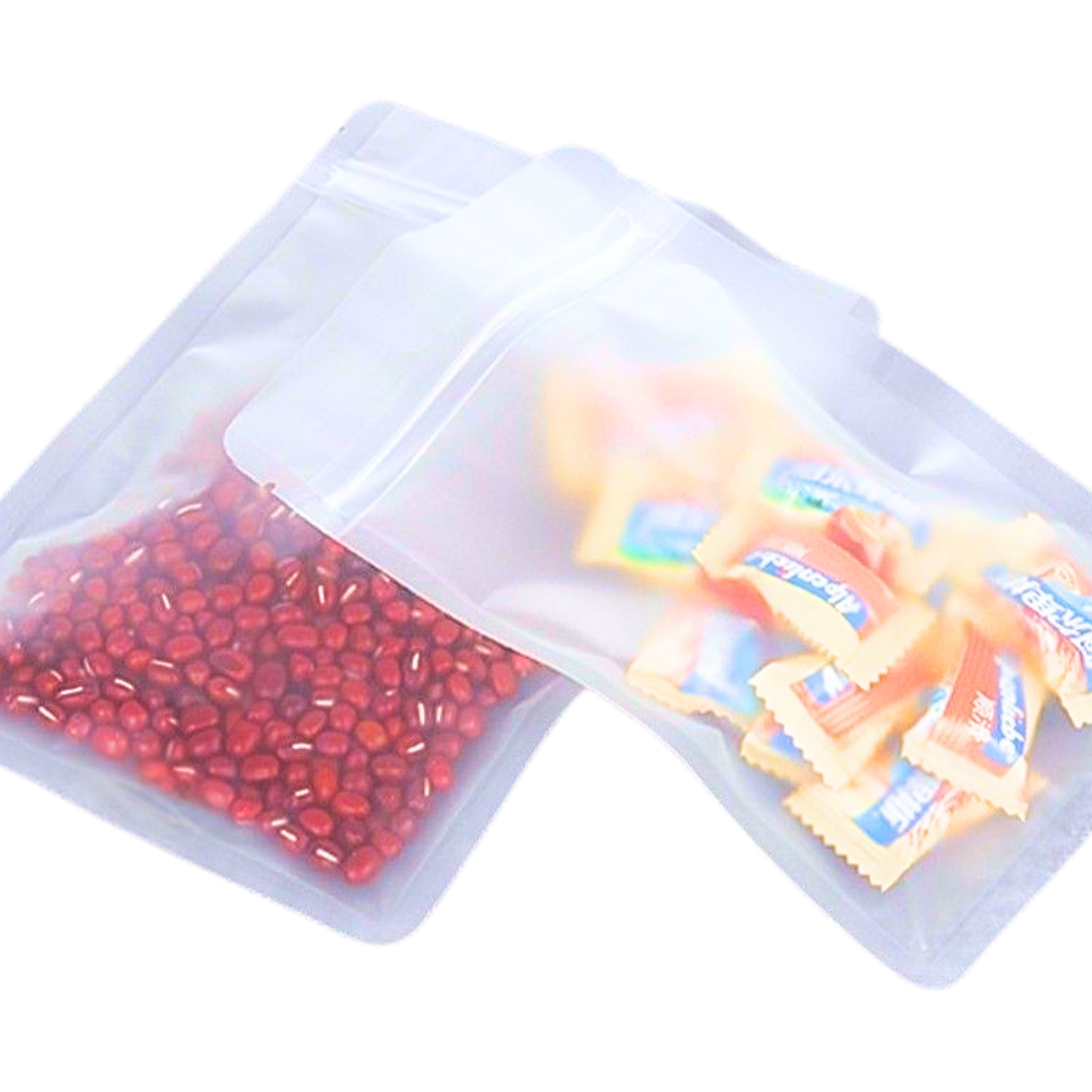 90 x 130mm Matte Zip Lock Bags – Resealable Flat Plastic Pouches ...